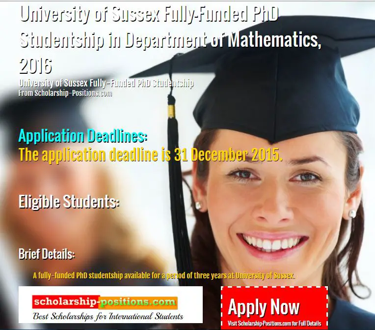 Fully-funded PhD studentship