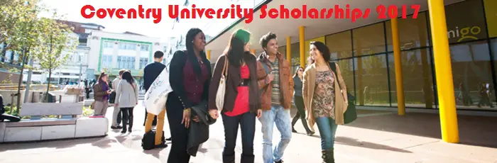 Coventry University Scholarships for International Students in UK, 2017