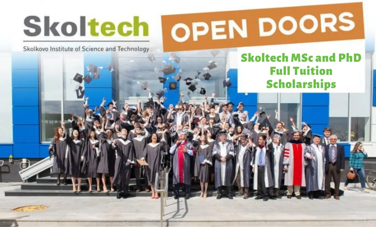 Skoltech MSc and PhD Scholarships in Russia, 2022
