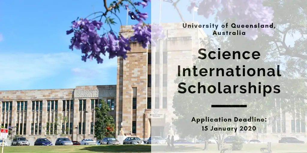 Science international awards at University of Queensland in Australia, 2020