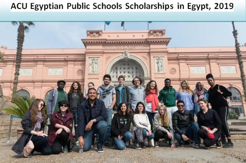 ACU Egyptian Public Schools Scholarships in Egypt, 2019