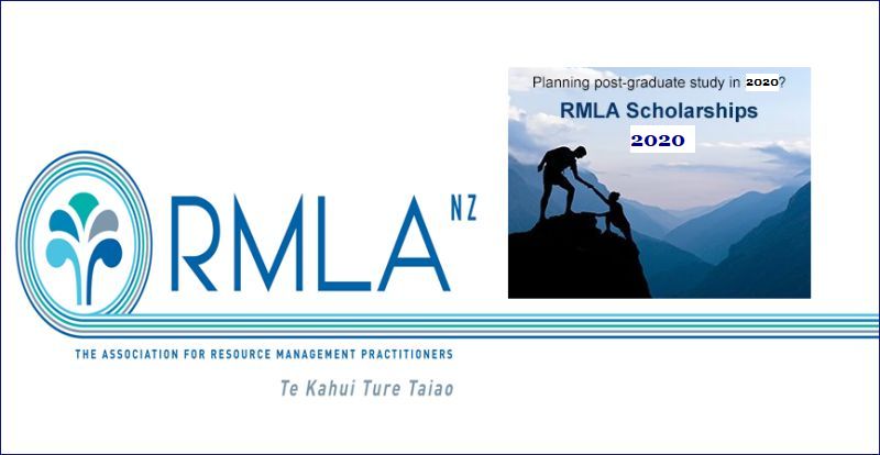 RMLA Scholarships for Study in New Zealand or Overseas, 2021