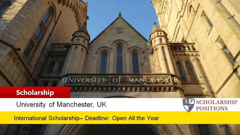 UM School of Mathematics Scholarship Award for International Students, 2023