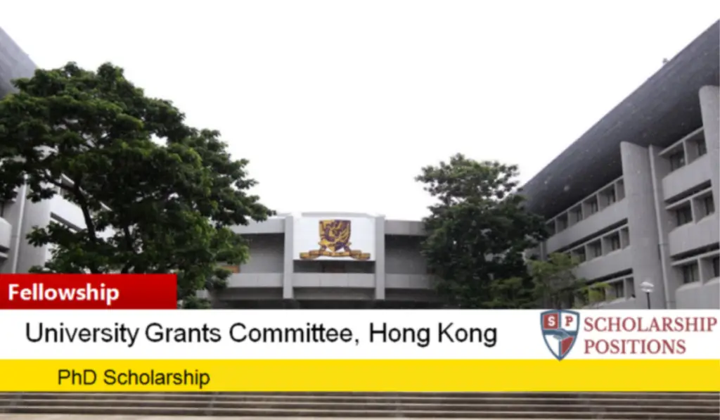 Hong Kong PhD Fellowship Scheme for International Students, 2023