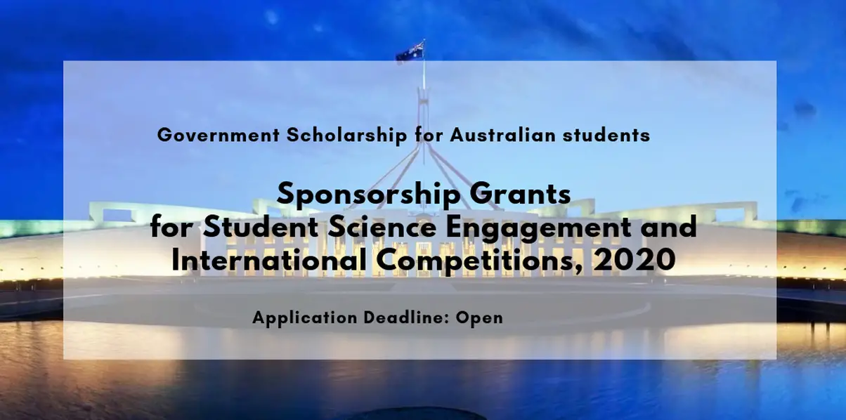 Sponsorship Grants for Student Science Engagement and International ...