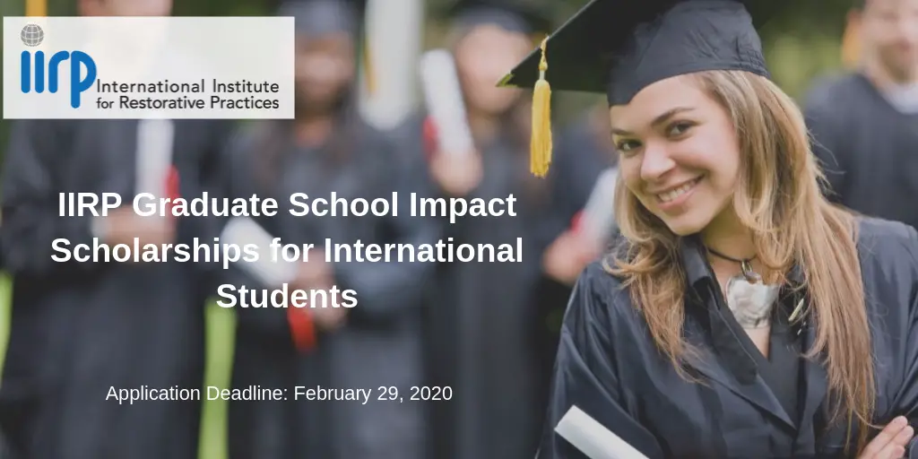 IIRP Graduate School Impact Scholarships for International Students in ...