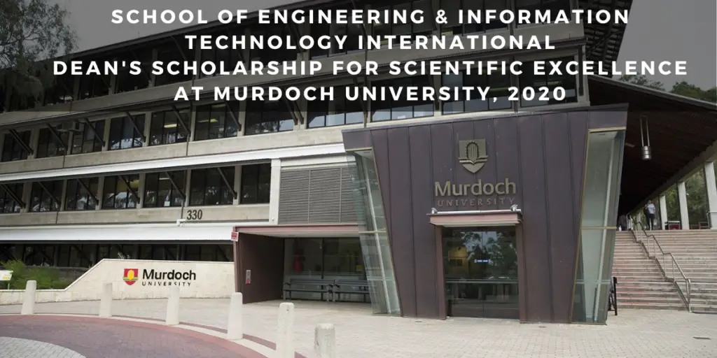 School of Engineering & Information Technology International Dean's Scholarship for Scientific ...