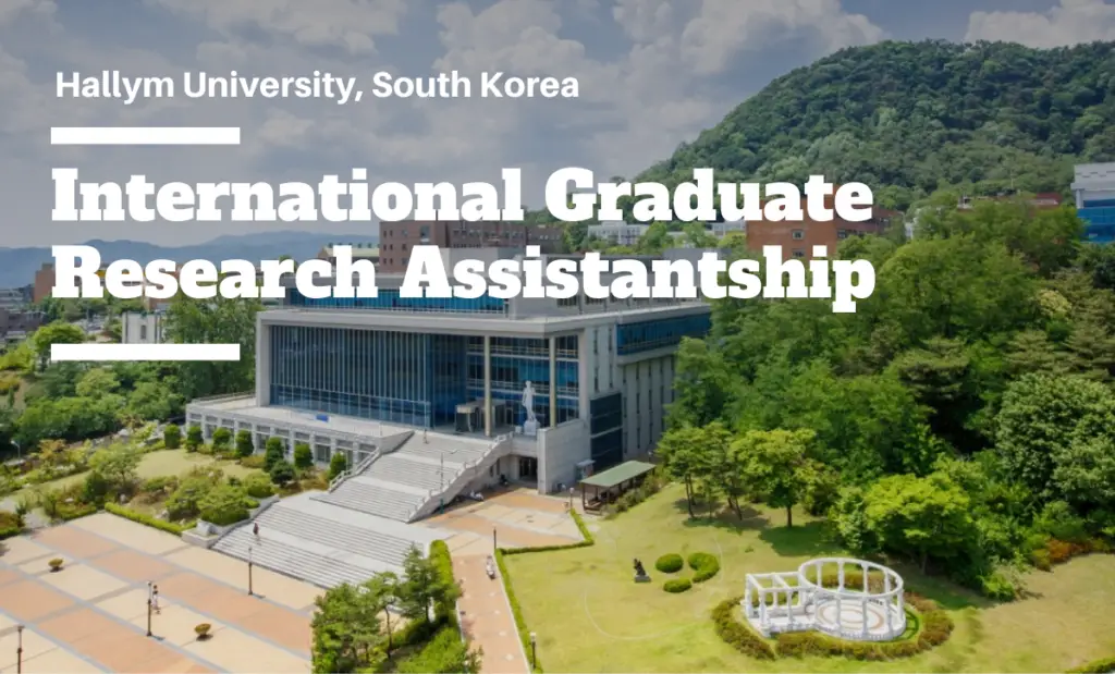 International Graduate Research Assistantship at Hallym University, Korea - Scholarship ...