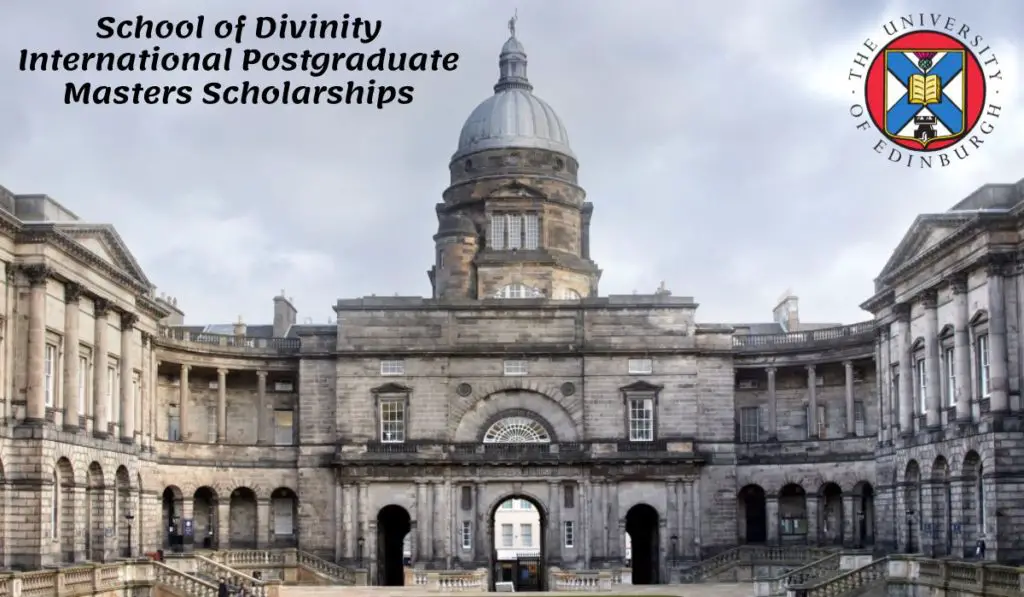School of Divinity International Postgraduate Masters Scholarships in ...