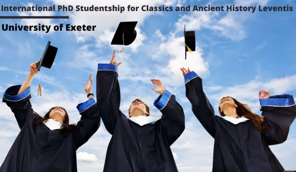 International PhD Studentship in Classics and Ancient History Leventis ...