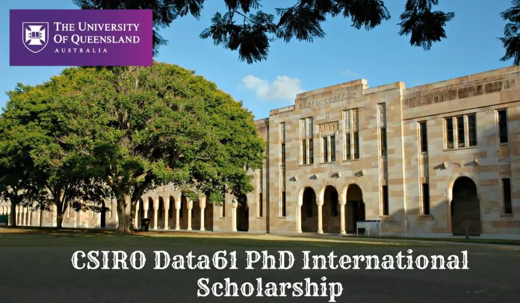 UQ CSIRO Data61 PhD International Scholarship