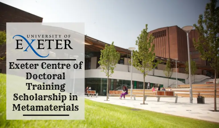 Exeter Centre of Doctoral Training (CDT) Scholarship in Metamaterials