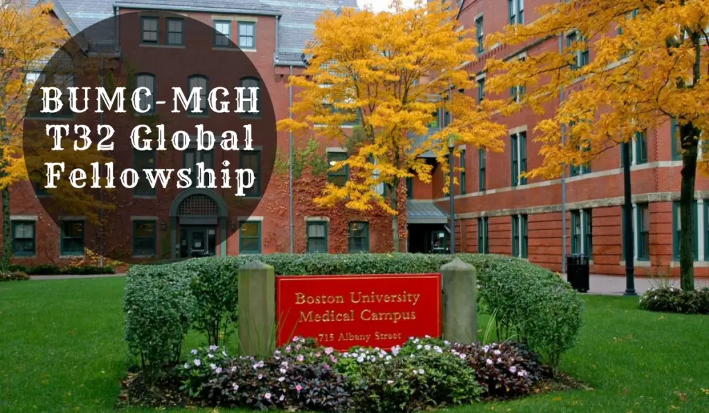 BUMC-MGH T32 Global Fellowship for International Students, USA