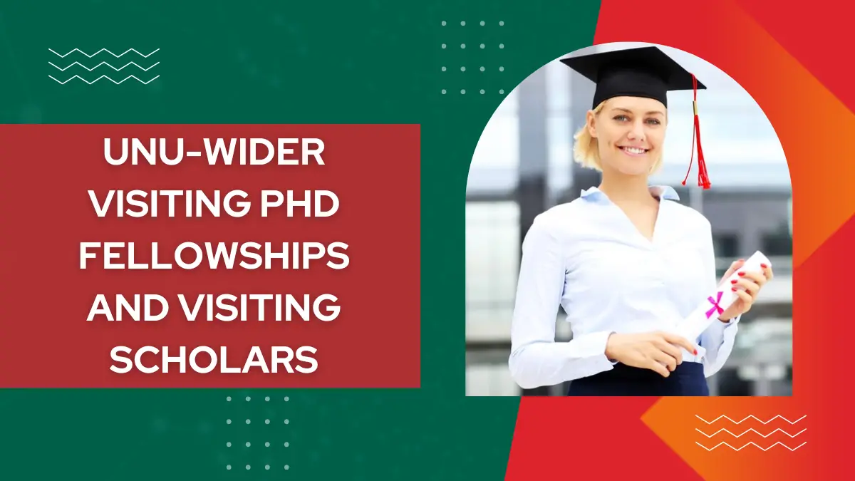 UNU-WIDER Visiting PhD Fellowships and Visiting Scholars