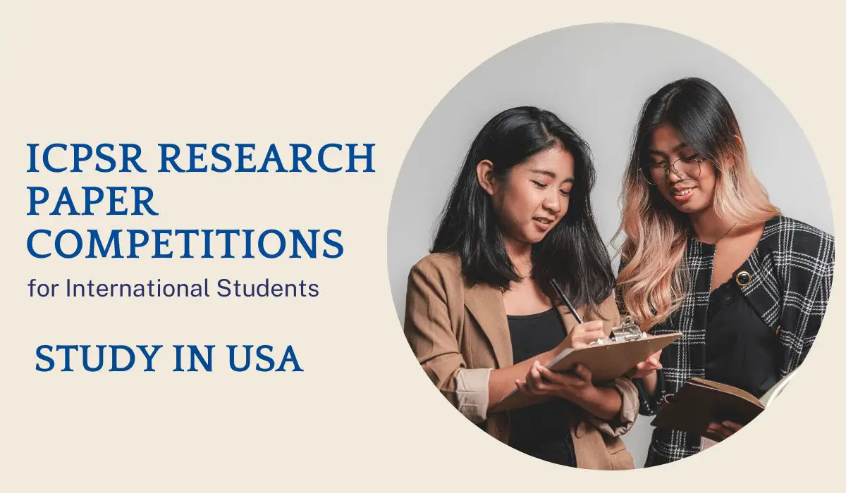 ICPSR Research Paper Competitions for International Students in USA ...