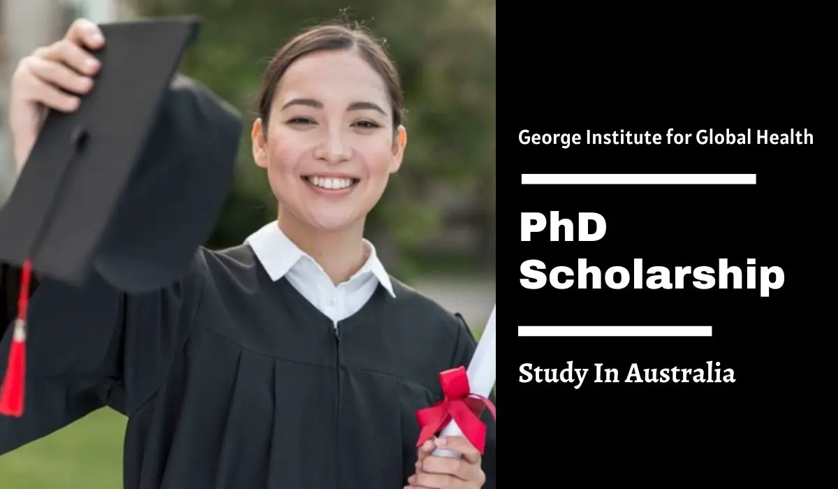 PhD Scholarship at George Institute for Global Health in Australia ...