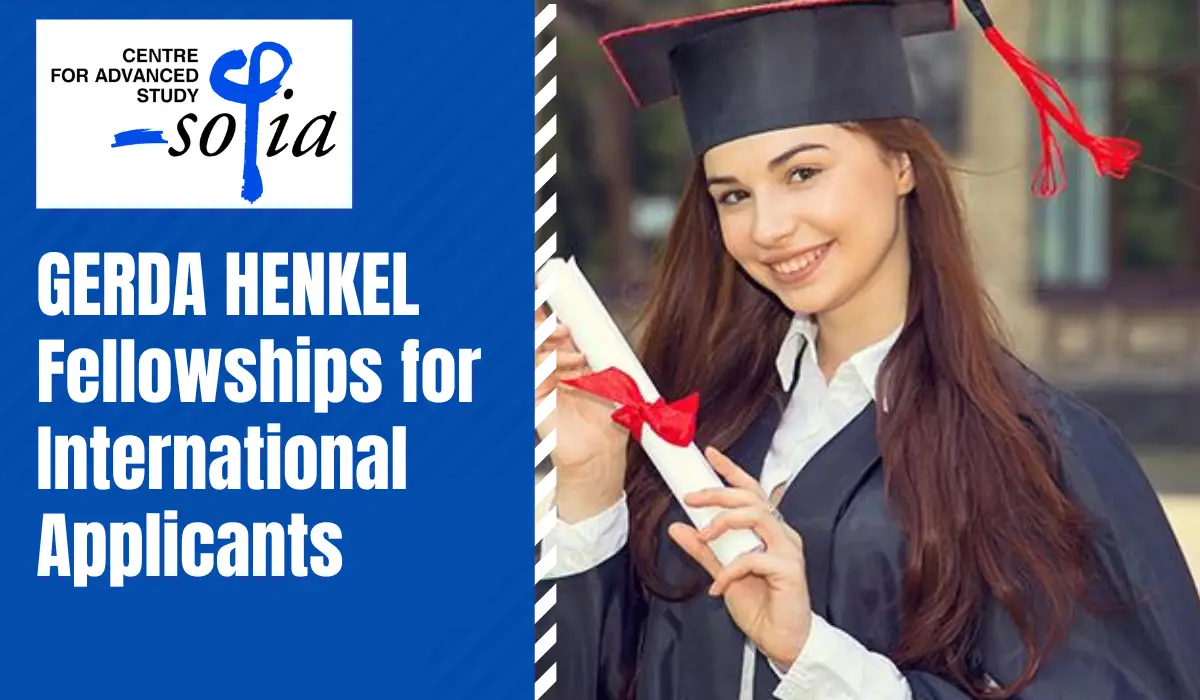 GERDA HENKEL Fellowships for International Applicants in Bulgaria - Scholarship Positions 2024 2025