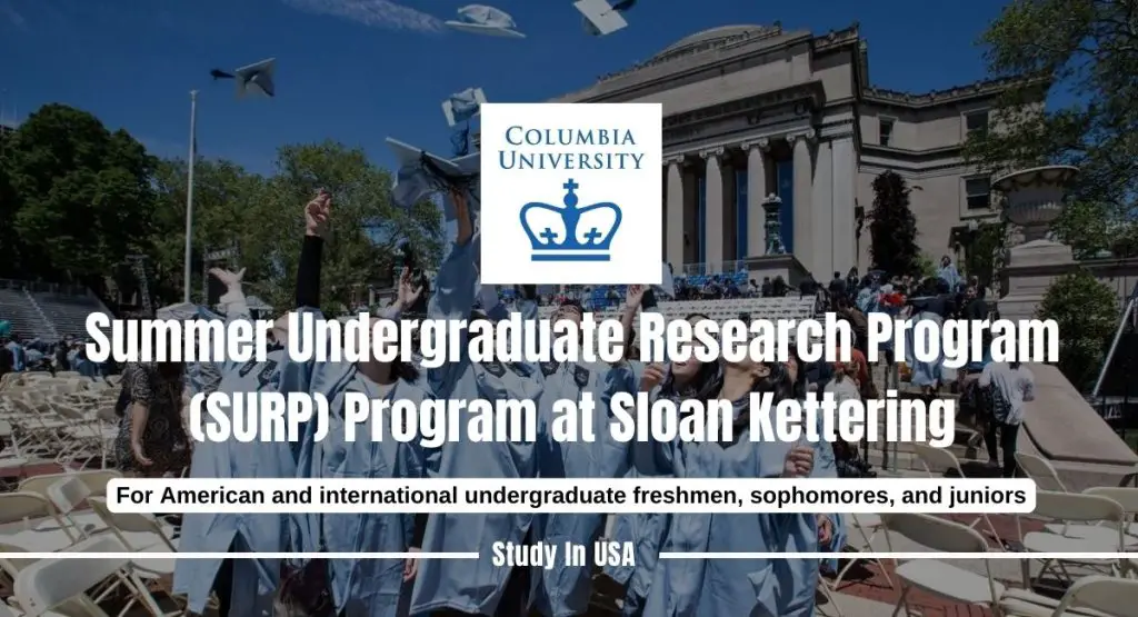 Columbia University Summer Undergraduate Research Program for ...