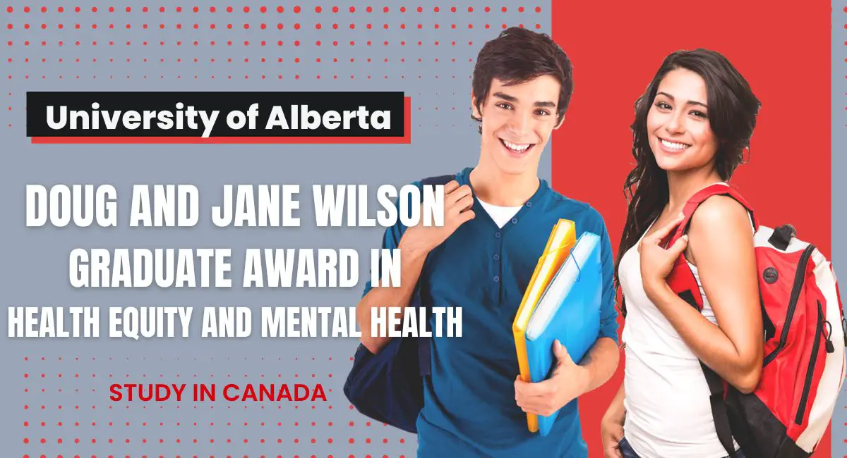 Doug and Jane Wilson Graduate Award in Health Equity and Mental Health ...