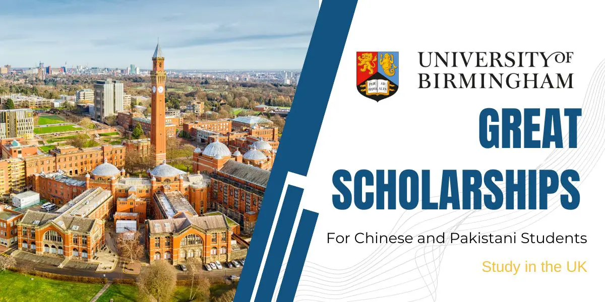 GREAT Scholarships for Chinese and Pakistani Students at University of ...