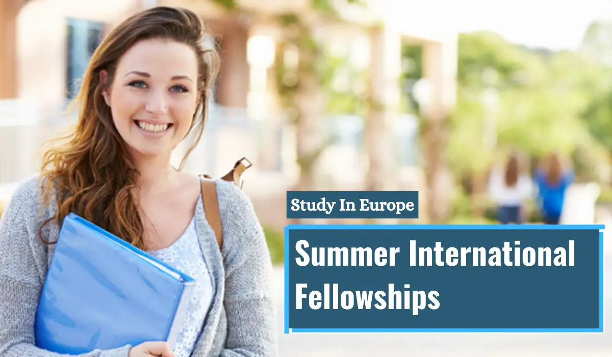 Federation of European Biochemical Societies (FEBS) Summer International Fellowships in Europe ...