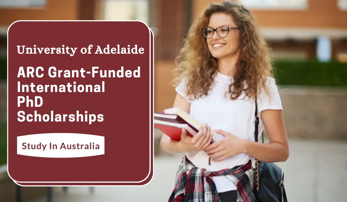 ARC Grant Funded International PhD Scholarships in Novel High ...