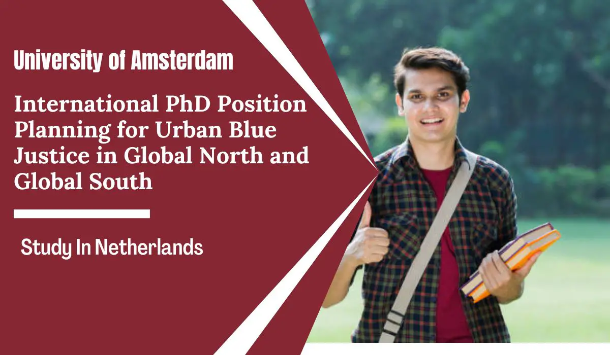 International PhD Position Planning for Urban Blue Justice