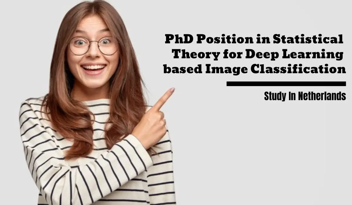 PhD Position in Statistical Theory for Deep Learning based Image Classification, Netherlands