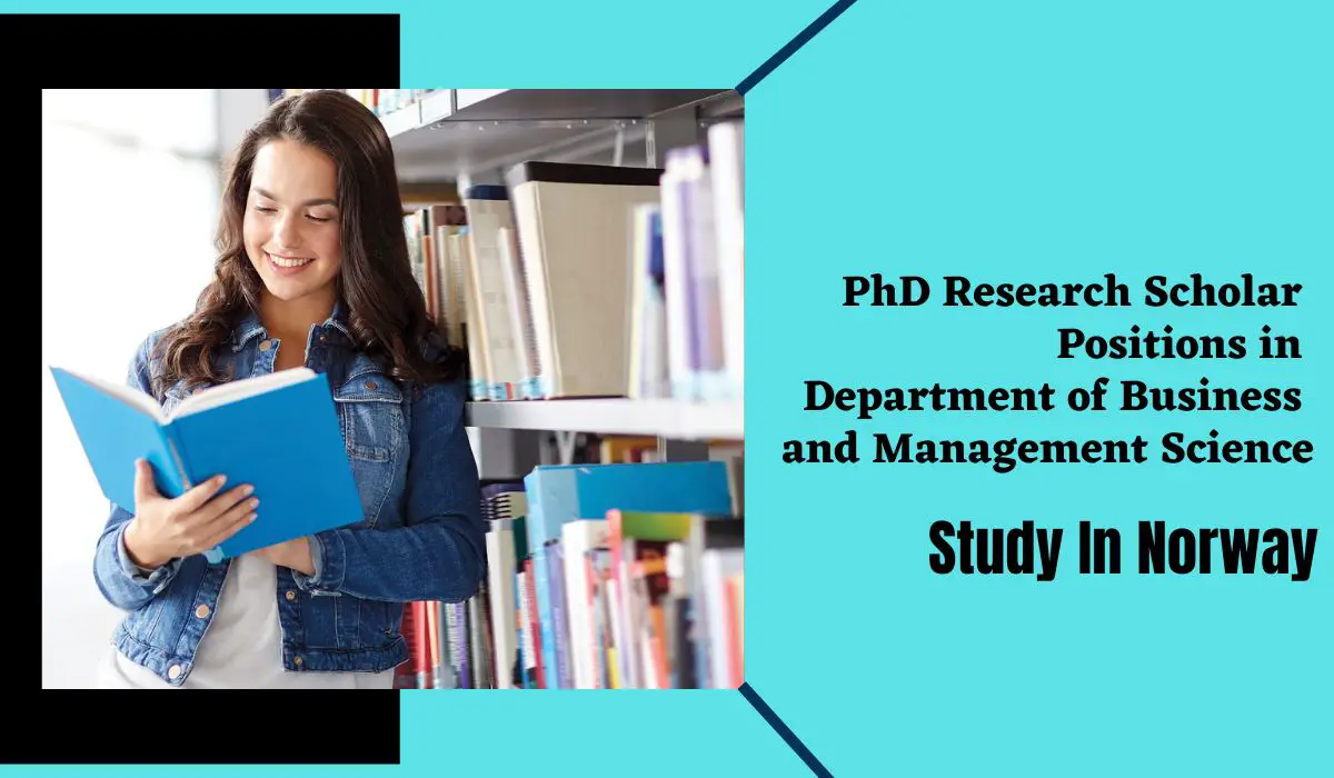 PhD Research Scholar Positions in Department of Business and Management ...