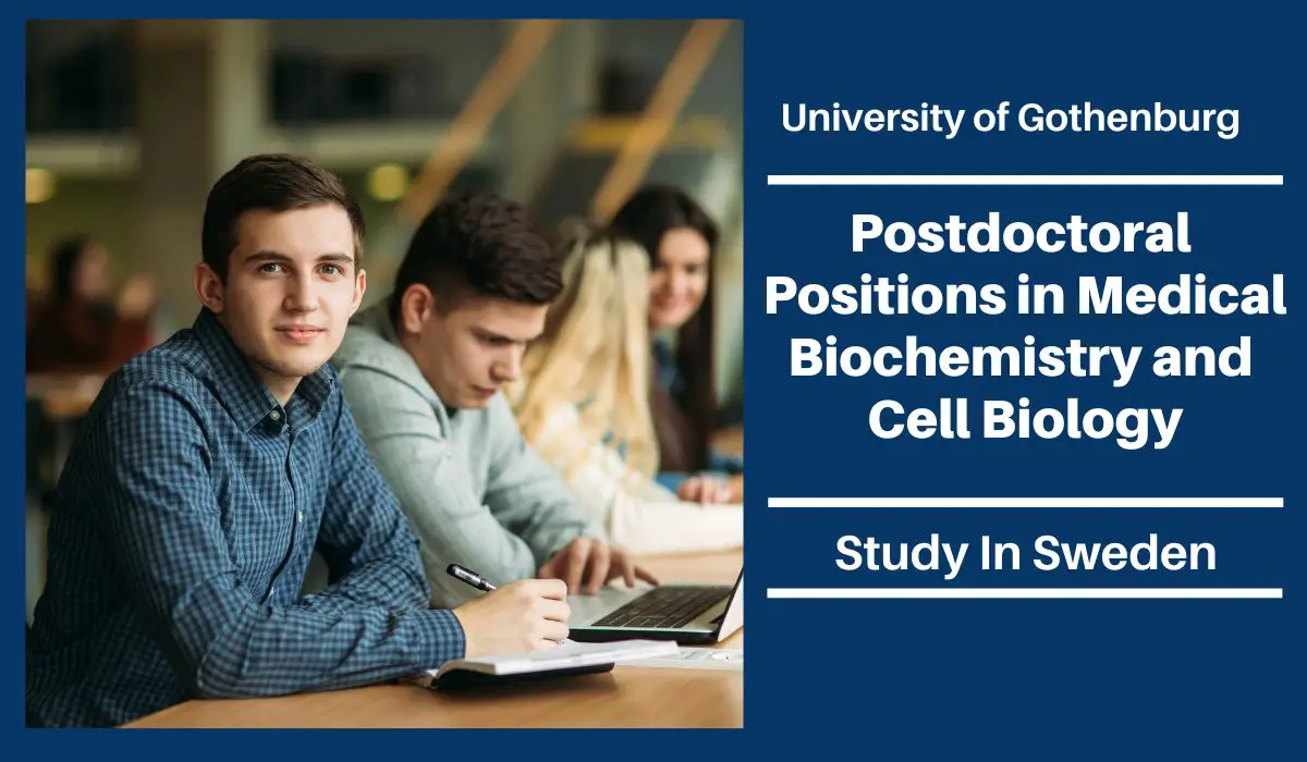 Postdoctoral Positions in Medical Biochemistry and Cell Biology, Sweden