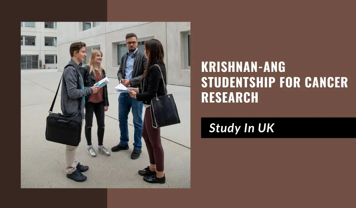 Krishnan-Ang Studentship for Cancer Research in UK
