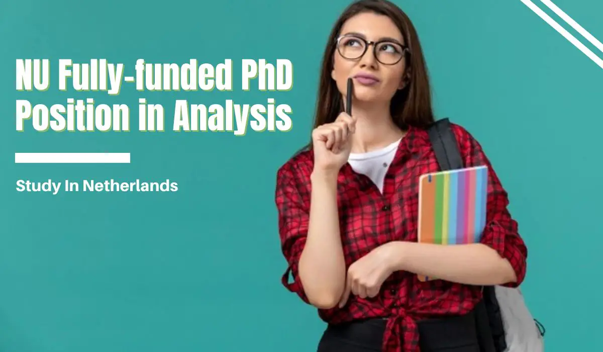 NU Fully-funded PhD Position in Analysis, Netherlands