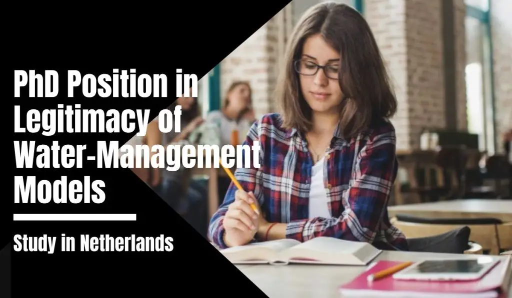 PhD Position in Legitimacy of Water-Management Models: Social ...