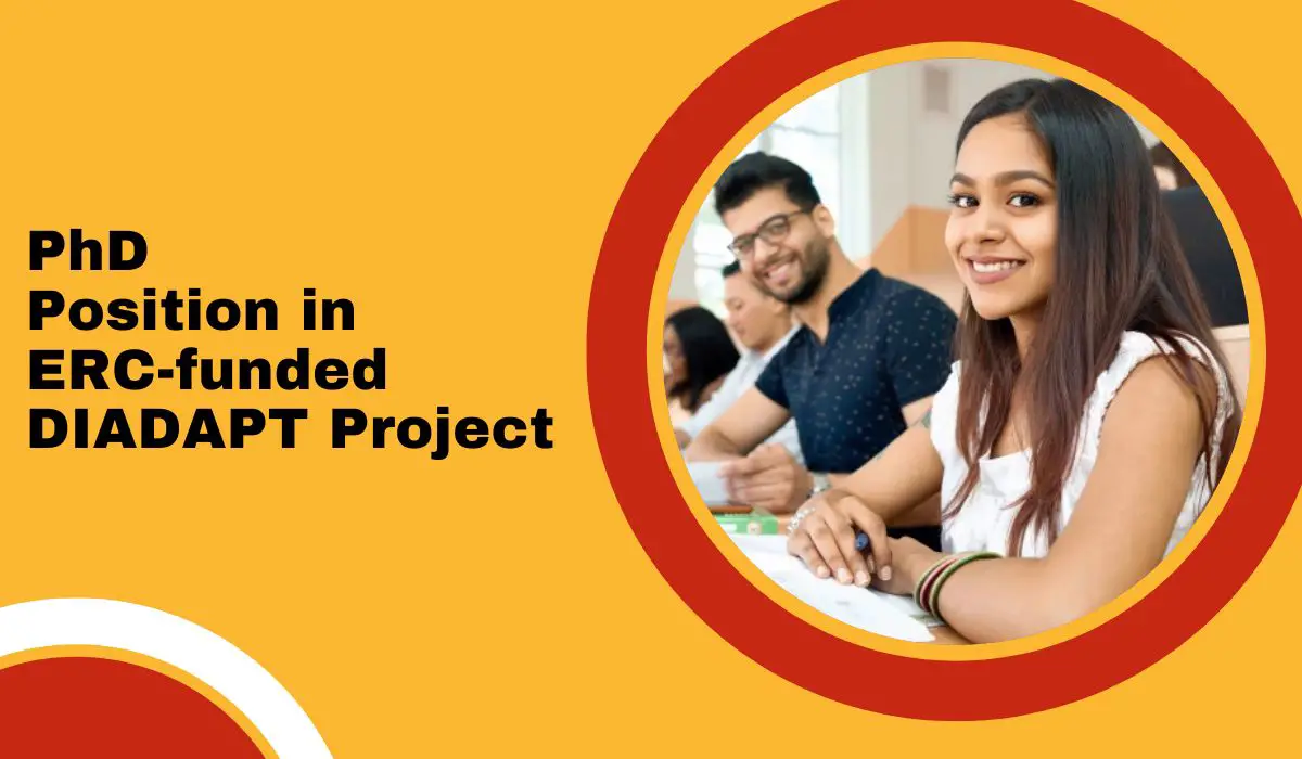 Ghent University Fully-funded PhD Position in ERC-funded DIADAPT Project, Belgium