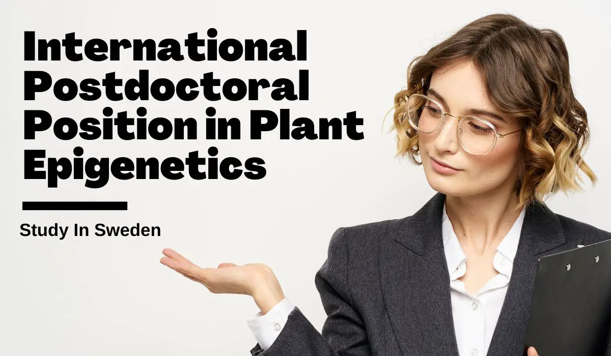 International Postdoctoral Position in Plant Epigenetics, Sweden