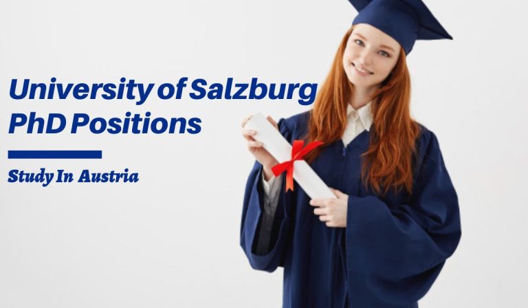 University of Salzburg PhD Positions in Austria