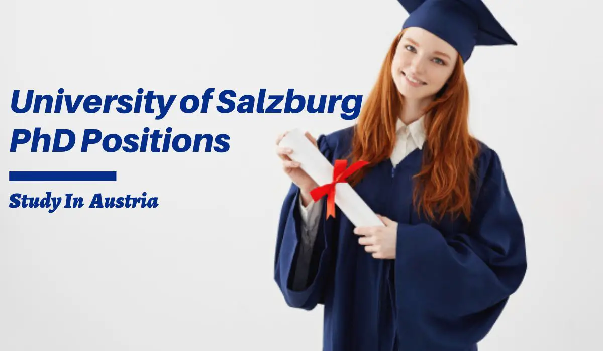 University of Salzburg PhD Positions in Austria