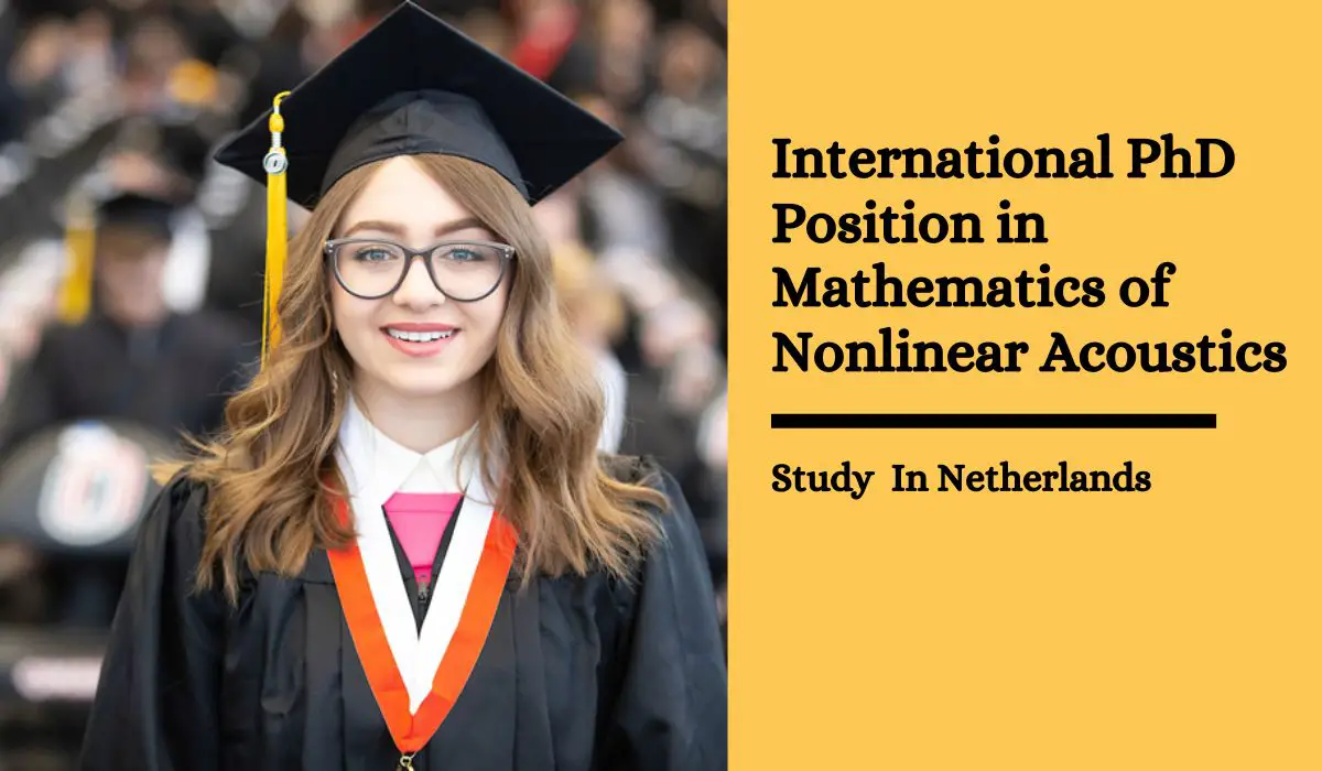 International PhD Position in Mathematics of Nonlinear Acoustics ...
