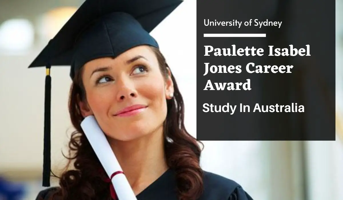 Paulette Isabel Jones Career Award in Australia