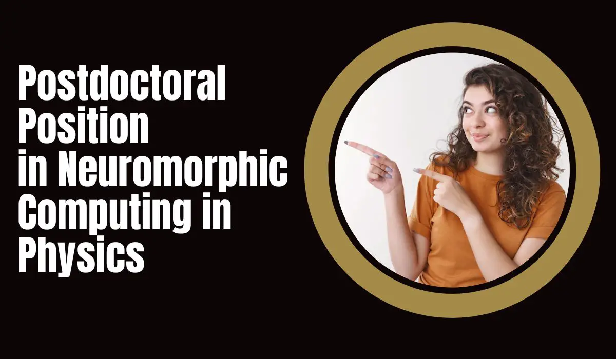 Postdoctoral Position in Neuromorphic Computing in Physics, Netherlands