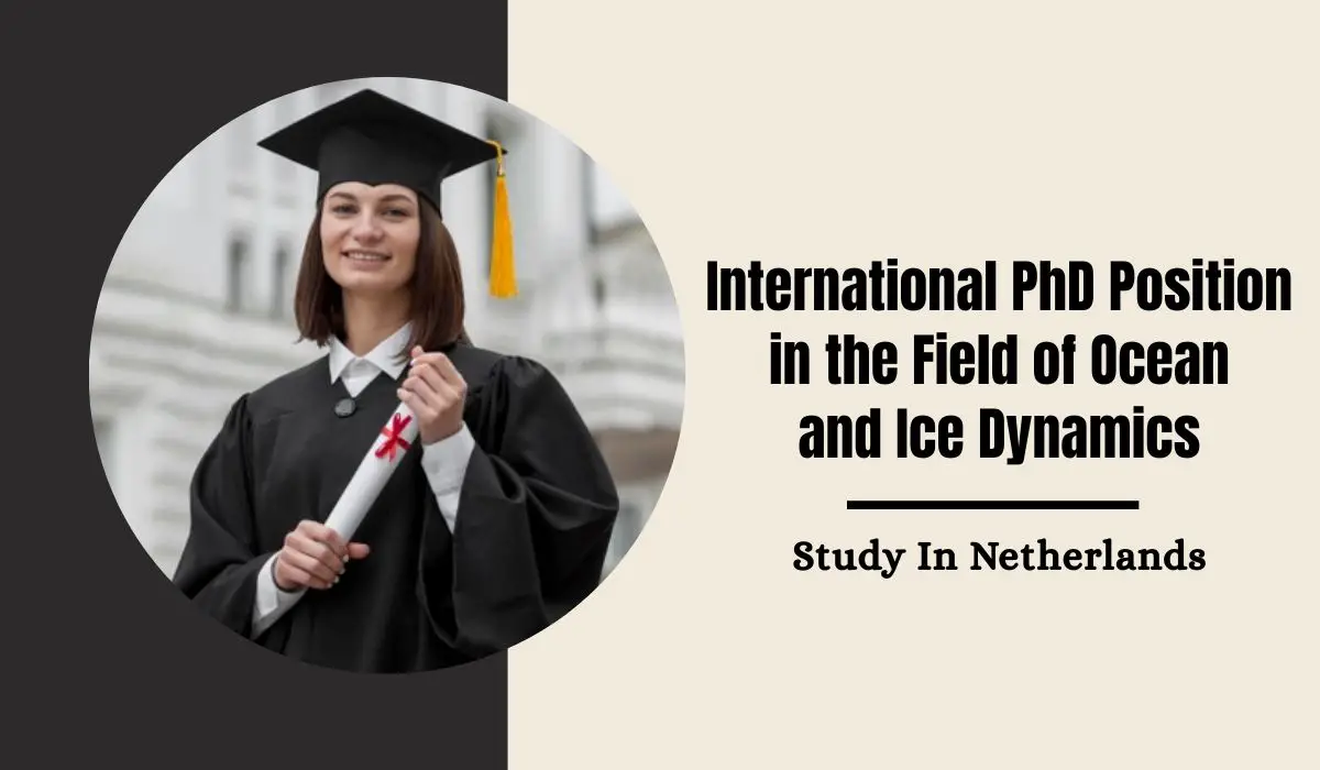 International PhD Position in the Field of Ocean and Ice Dynamics ...