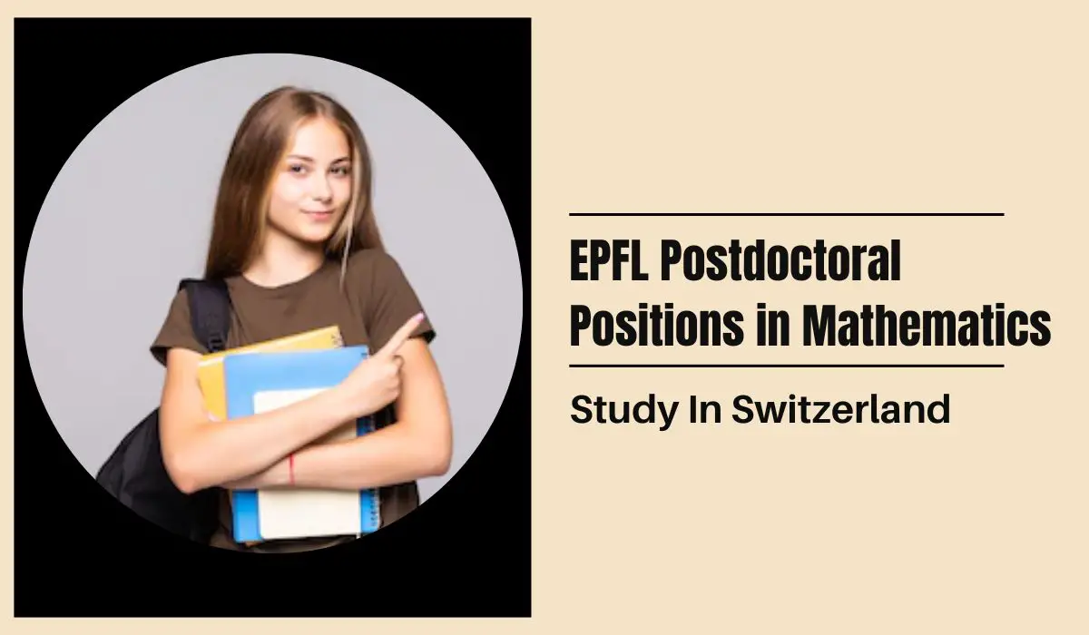 EPFL Postdoctoral Positions in Mathematics, Switzerland