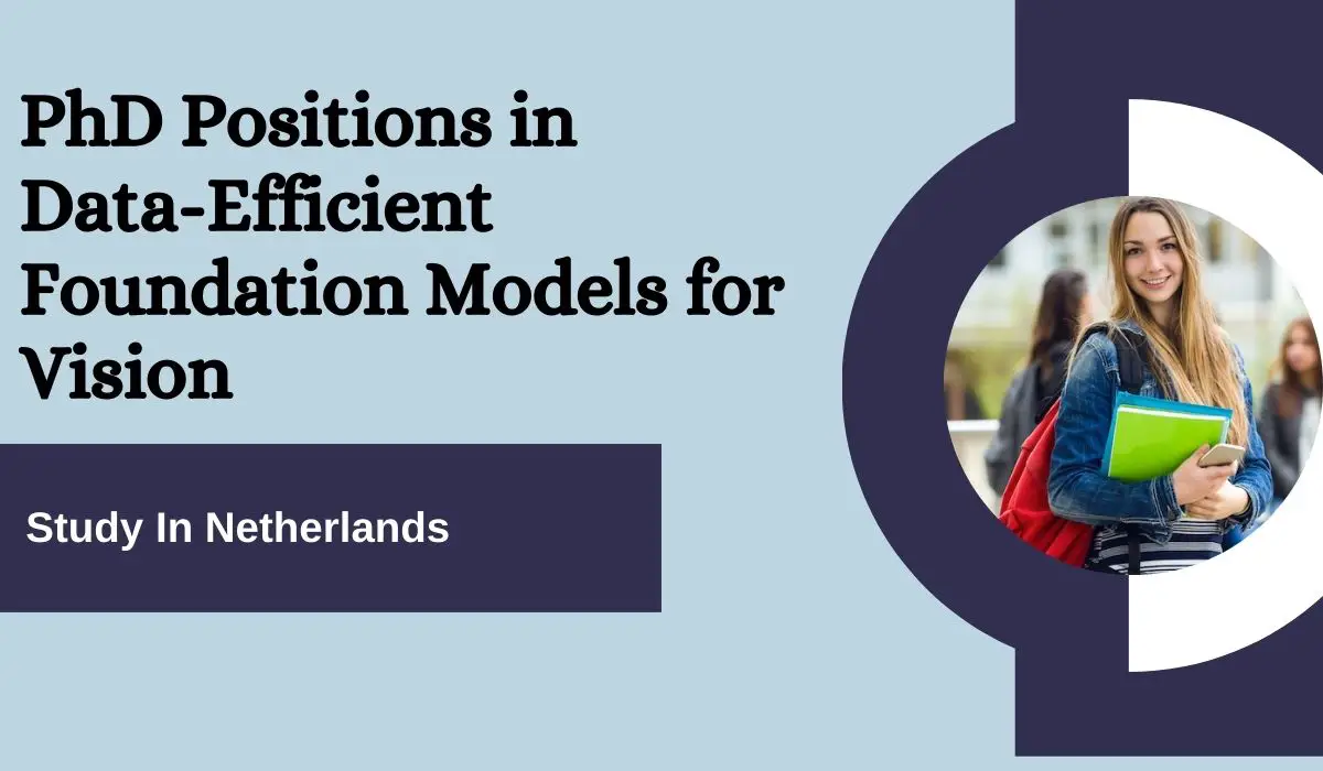 PhD Positions in Data-Efficient Foundation Models for Vision, Netherlands